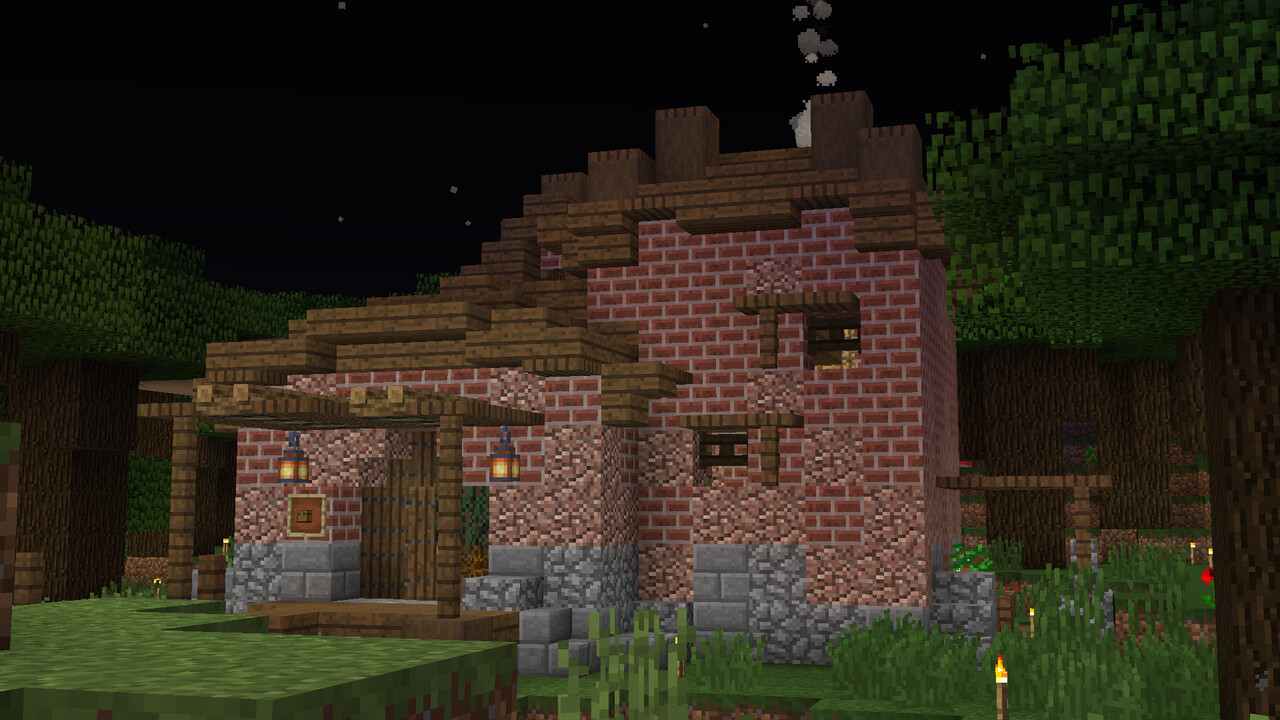 (Roman?) Survival Storage Building! Minecraft Map