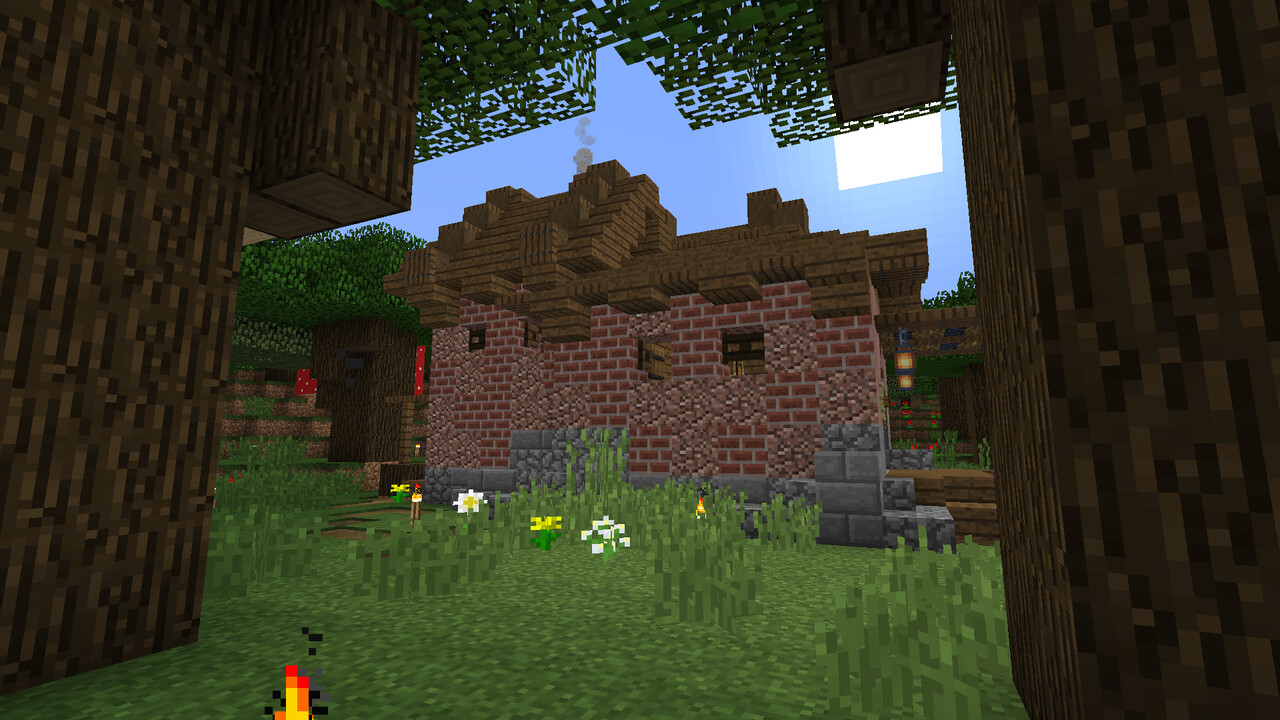 (Roman?) Survival Storage Building! Minecraft Map