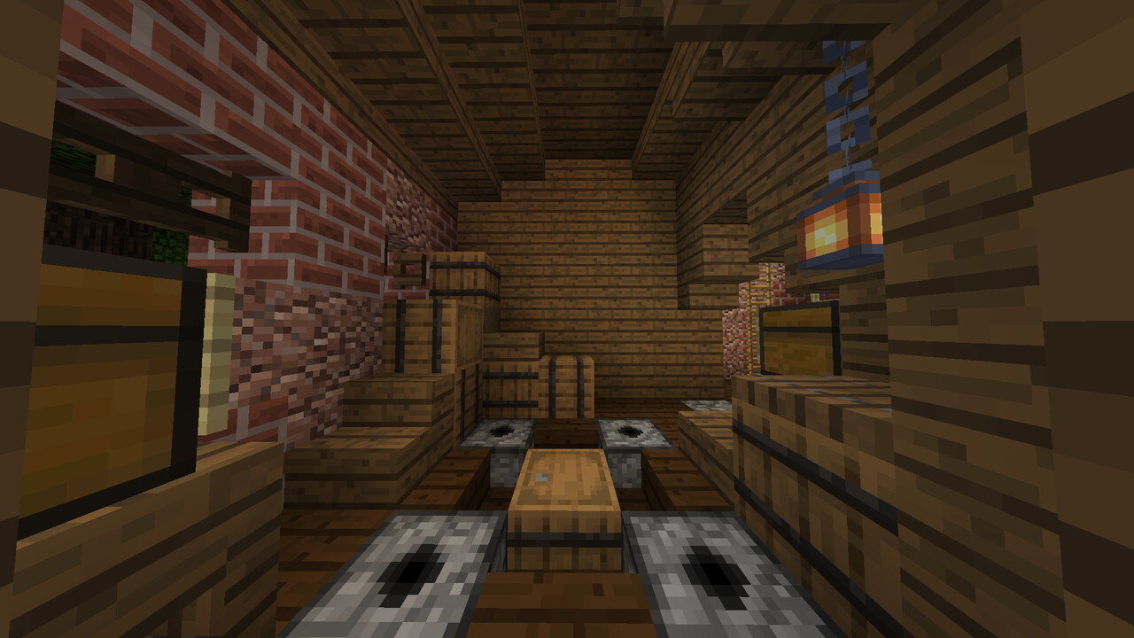 (Roman?) Survival Storage Building! Minecraft Map