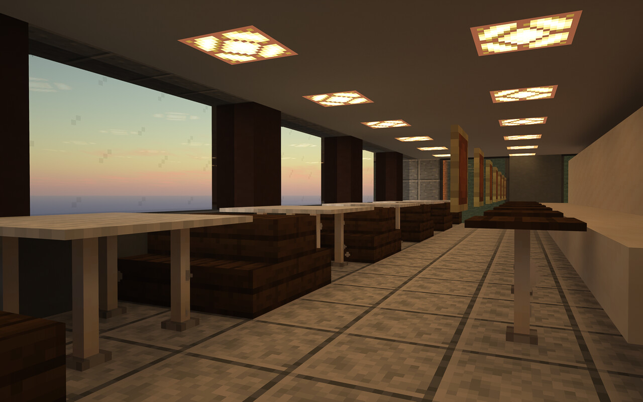 Neon district Minecraft Map