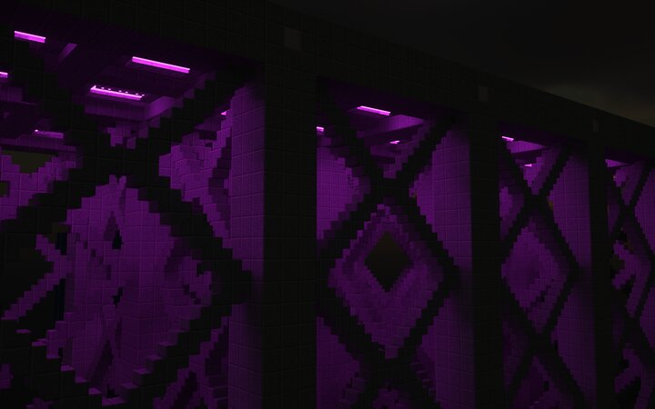 Neon district Minecraft Map