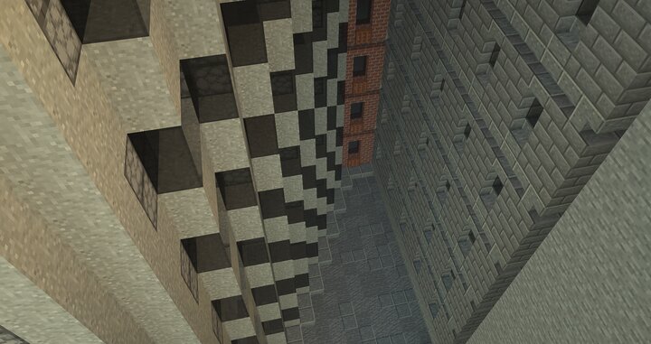 Neon district Minecraft Map