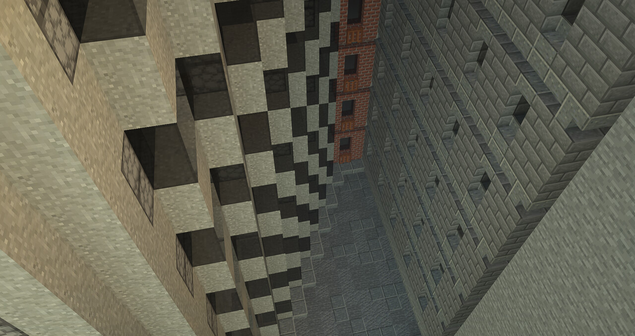 Neon district Minecraft Map