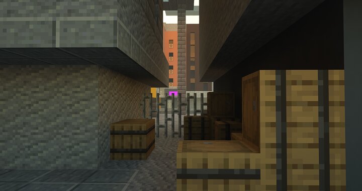 Neon district Minecraft Map