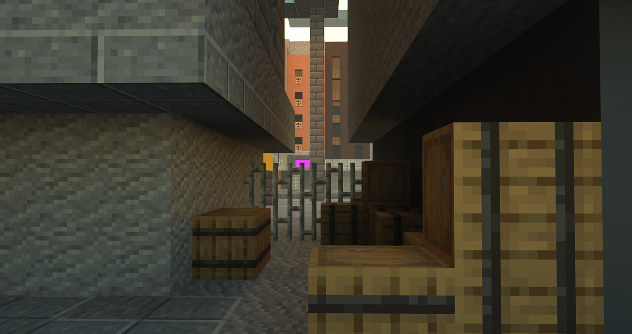 Neon district Minecraft Map