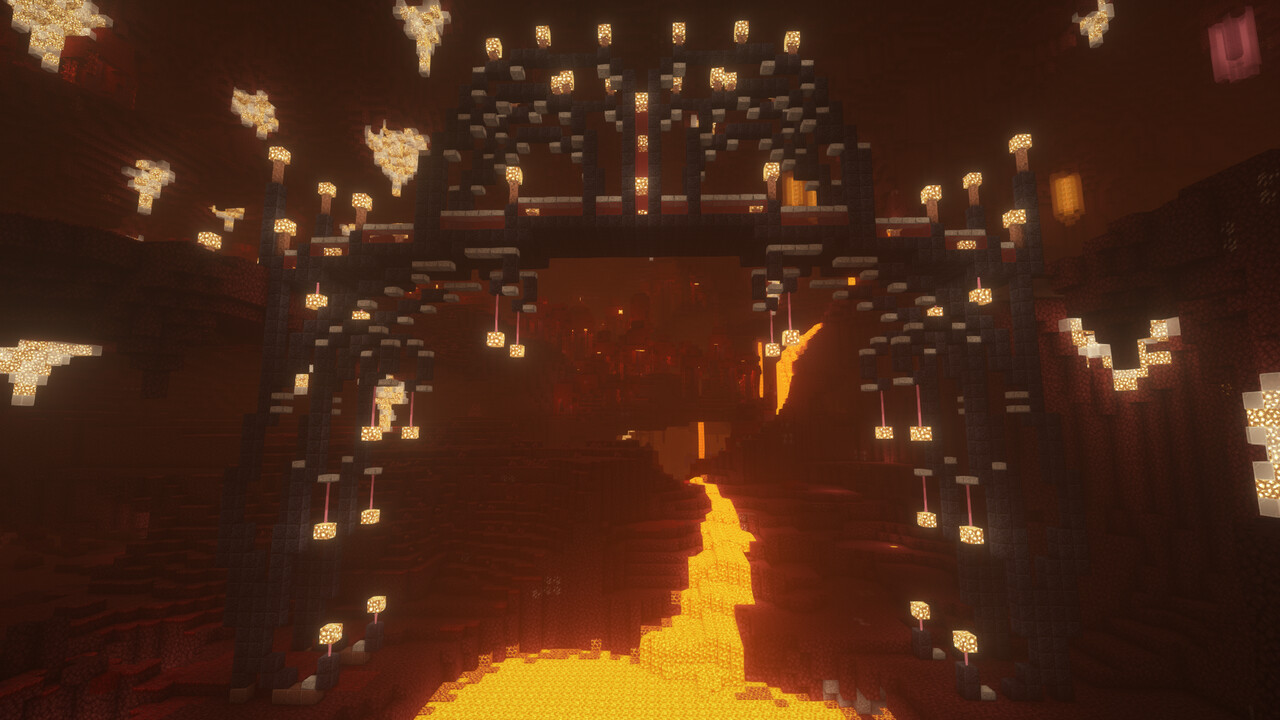 Funtazer's Minecraft Giant Nether Cave Giveaway Minecraft Map