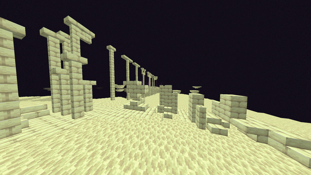 end? parkour Minecraft Map