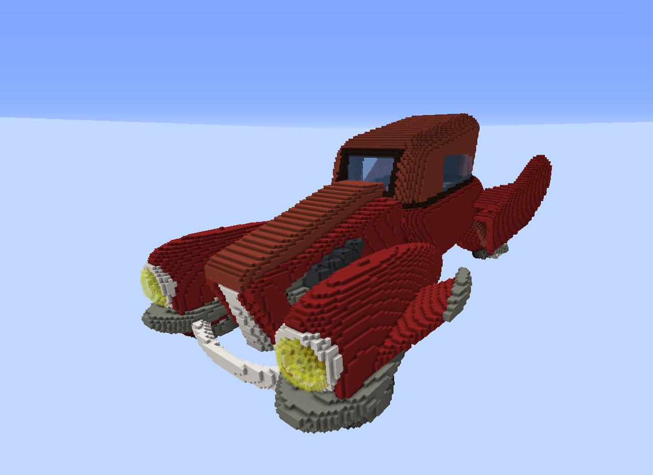 1950s hover car Minecraft Map