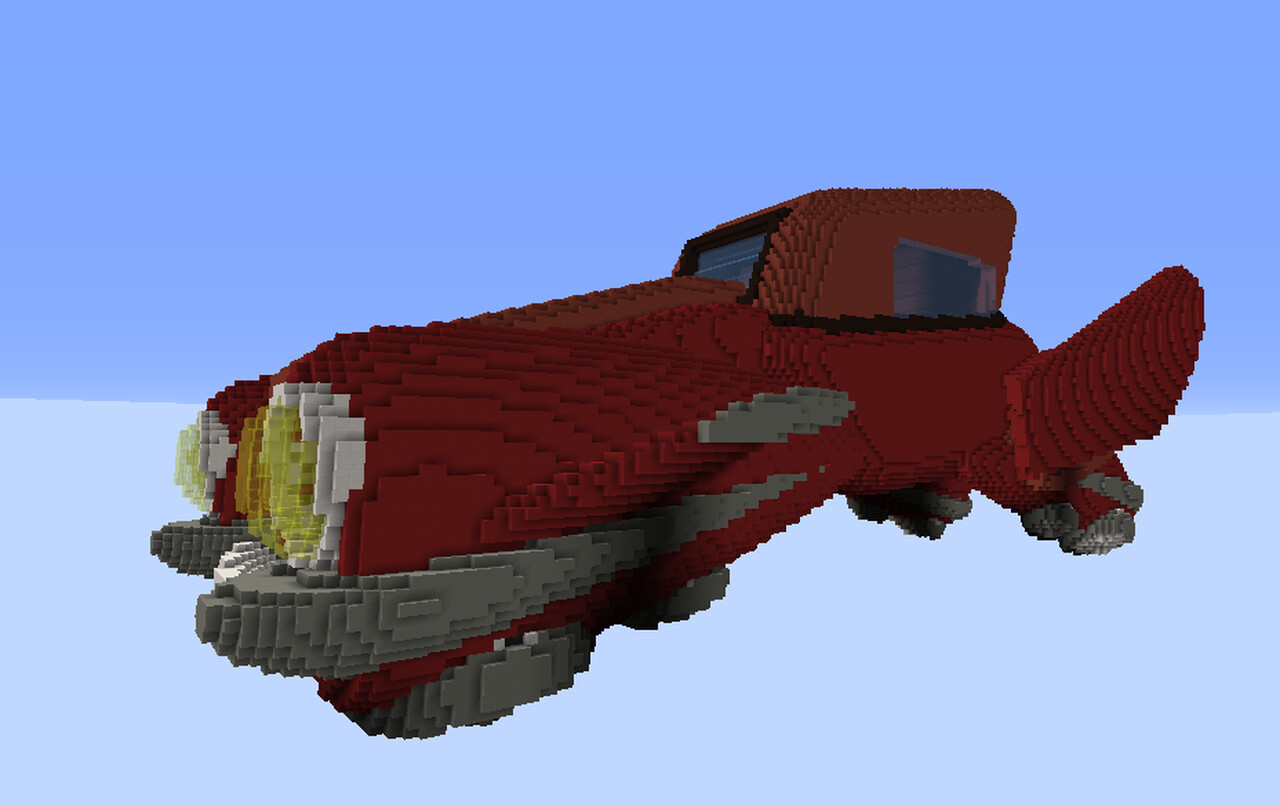 1950s hover car Minecraft Map