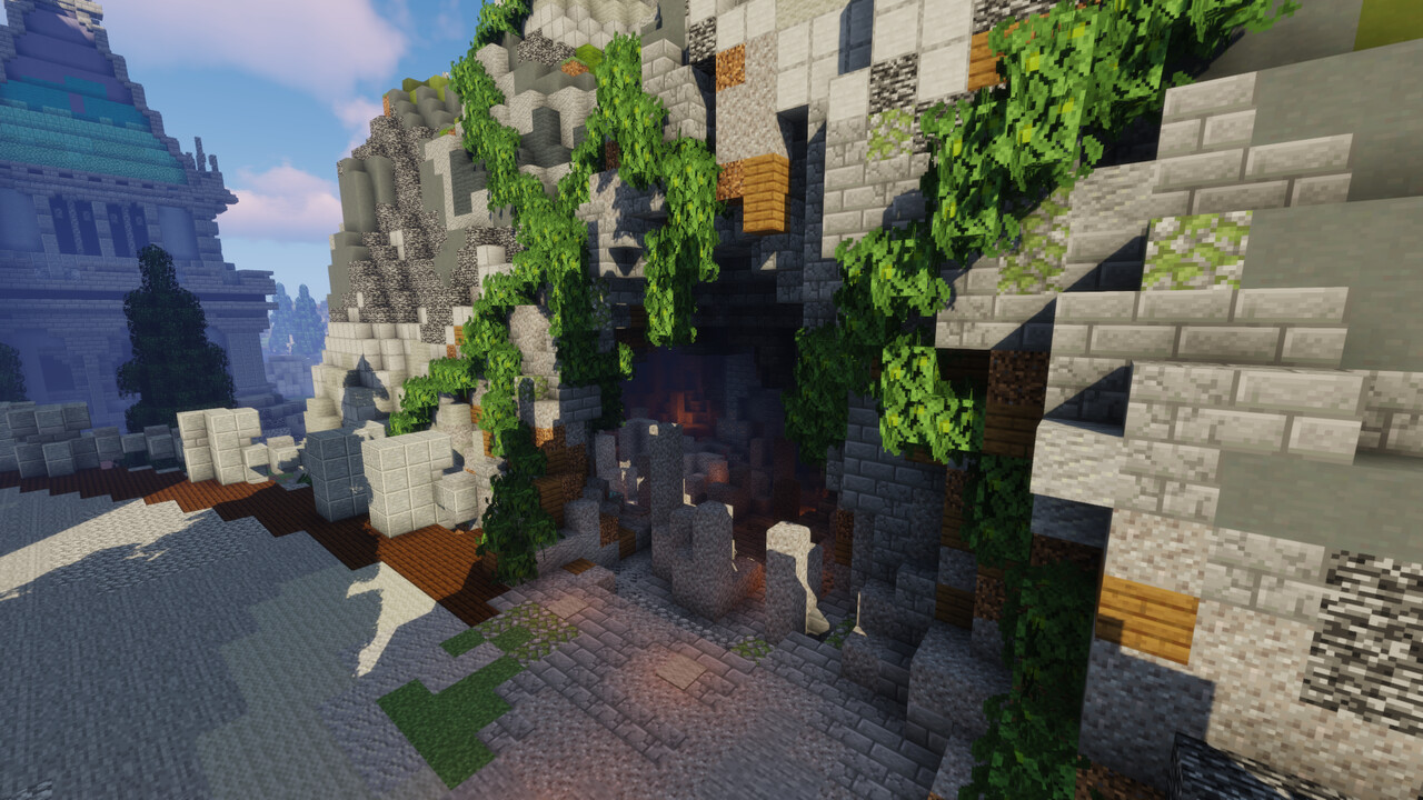 Sky Hub Spawn | Castle | Towers | 300x300 | beautiful spawn point ...