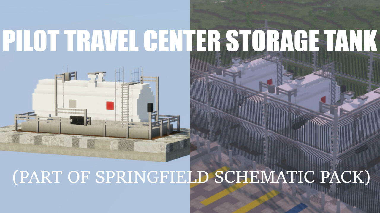 Pilot Travel Center Storage Tank (Download) Minecraft Map