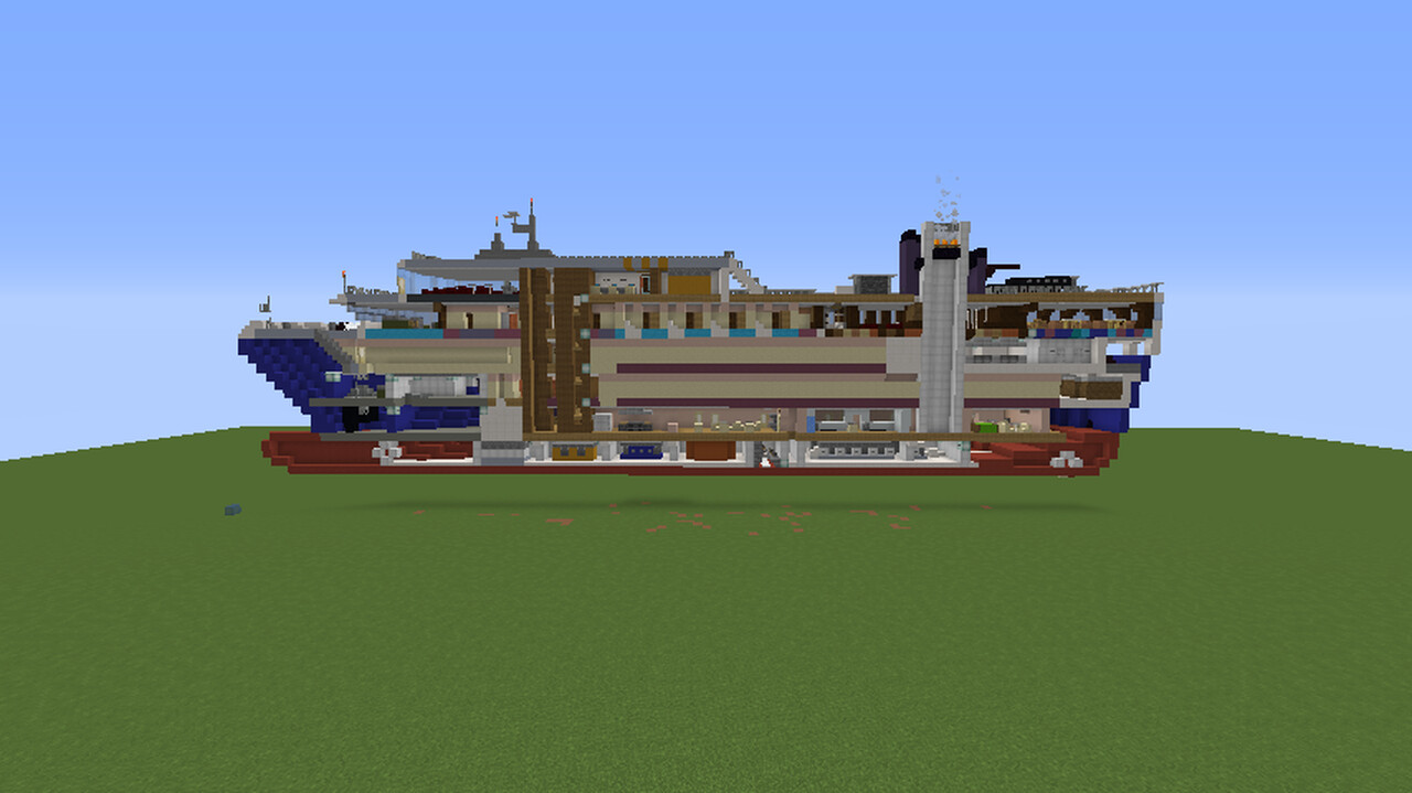CUSTOM CRUISE SHIP - MV DISCOVERY Minecraft Map