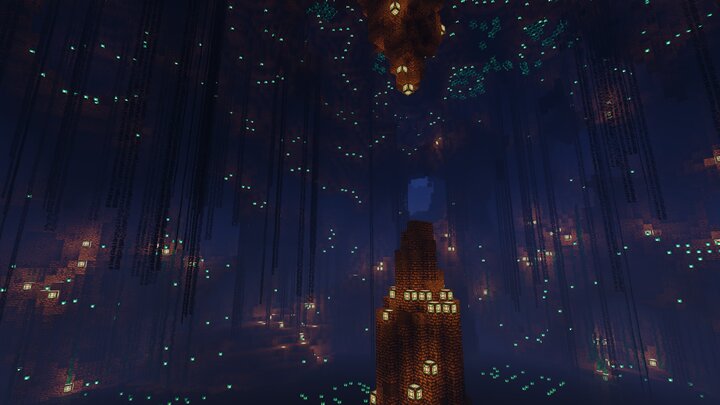 Crystal Caverns Minecraft Map