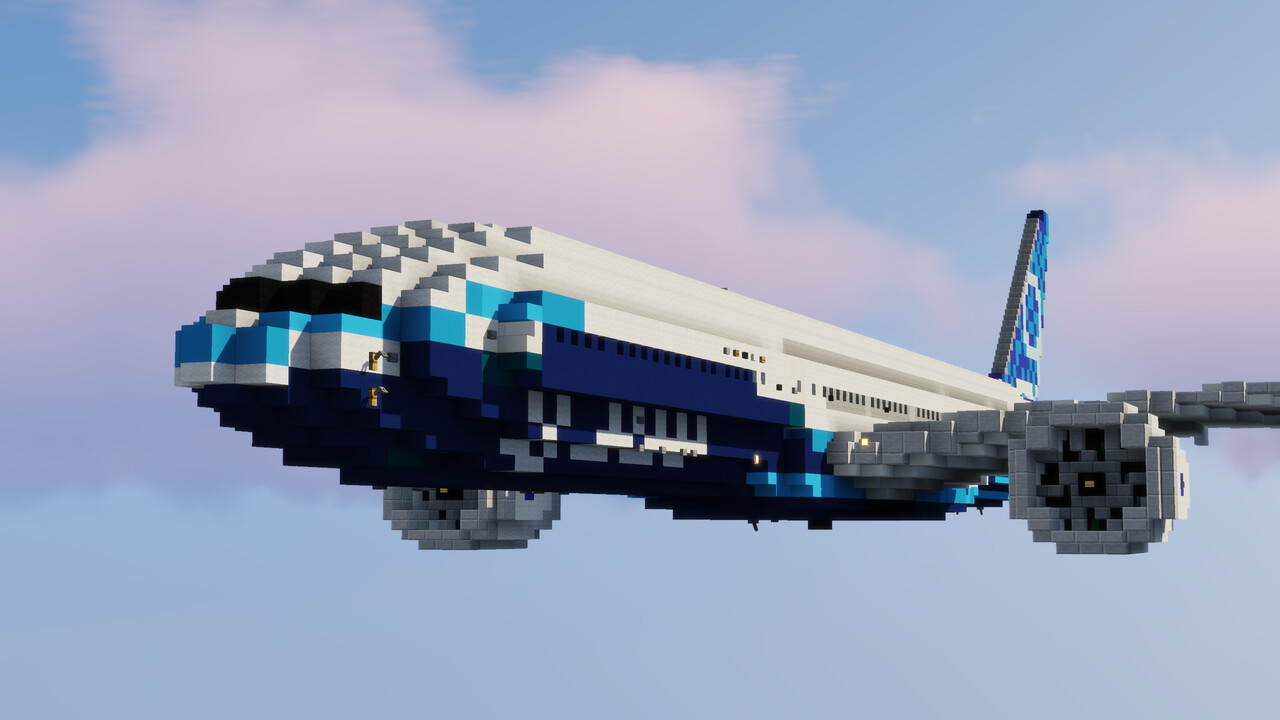 Boeing 777-9 Minecraft Map