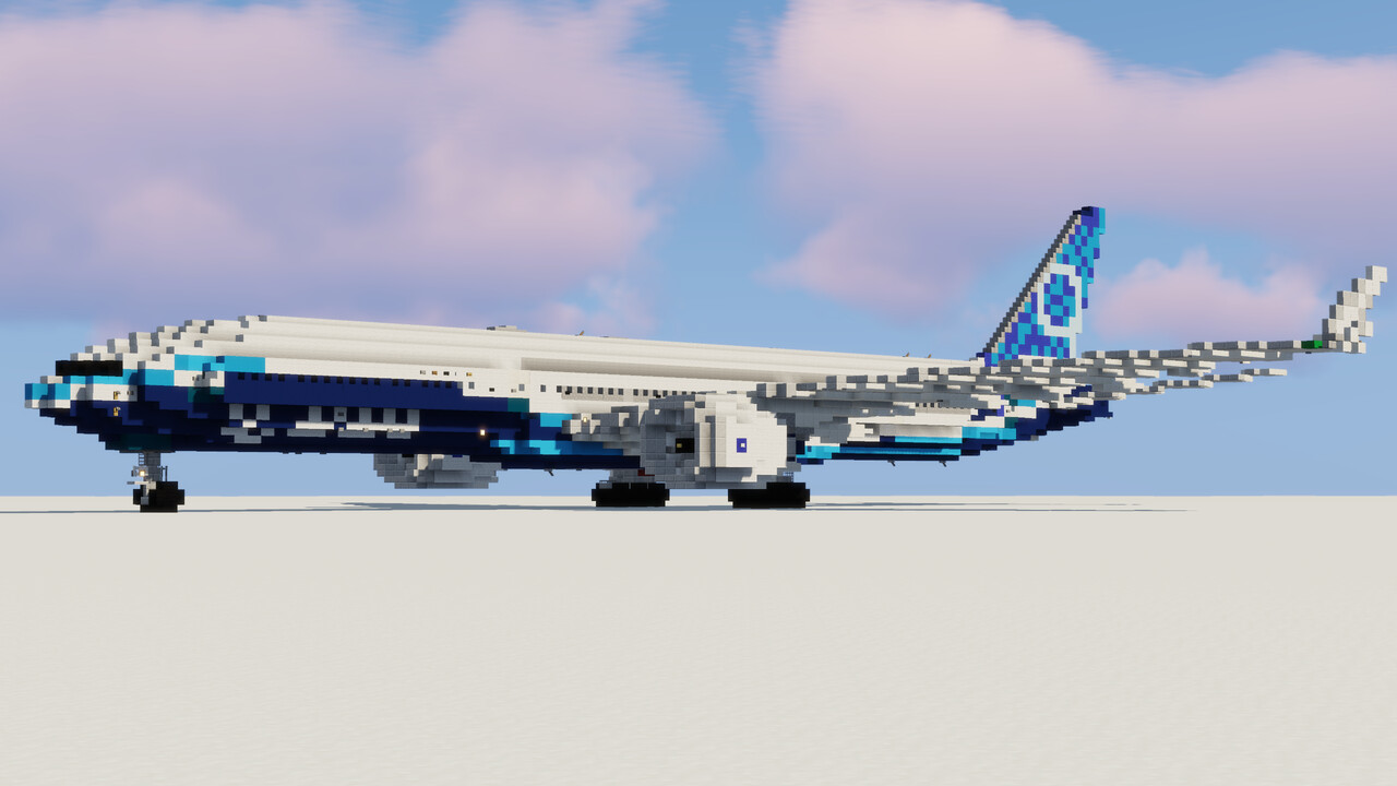 Boeing 777-9 Minecraft Map