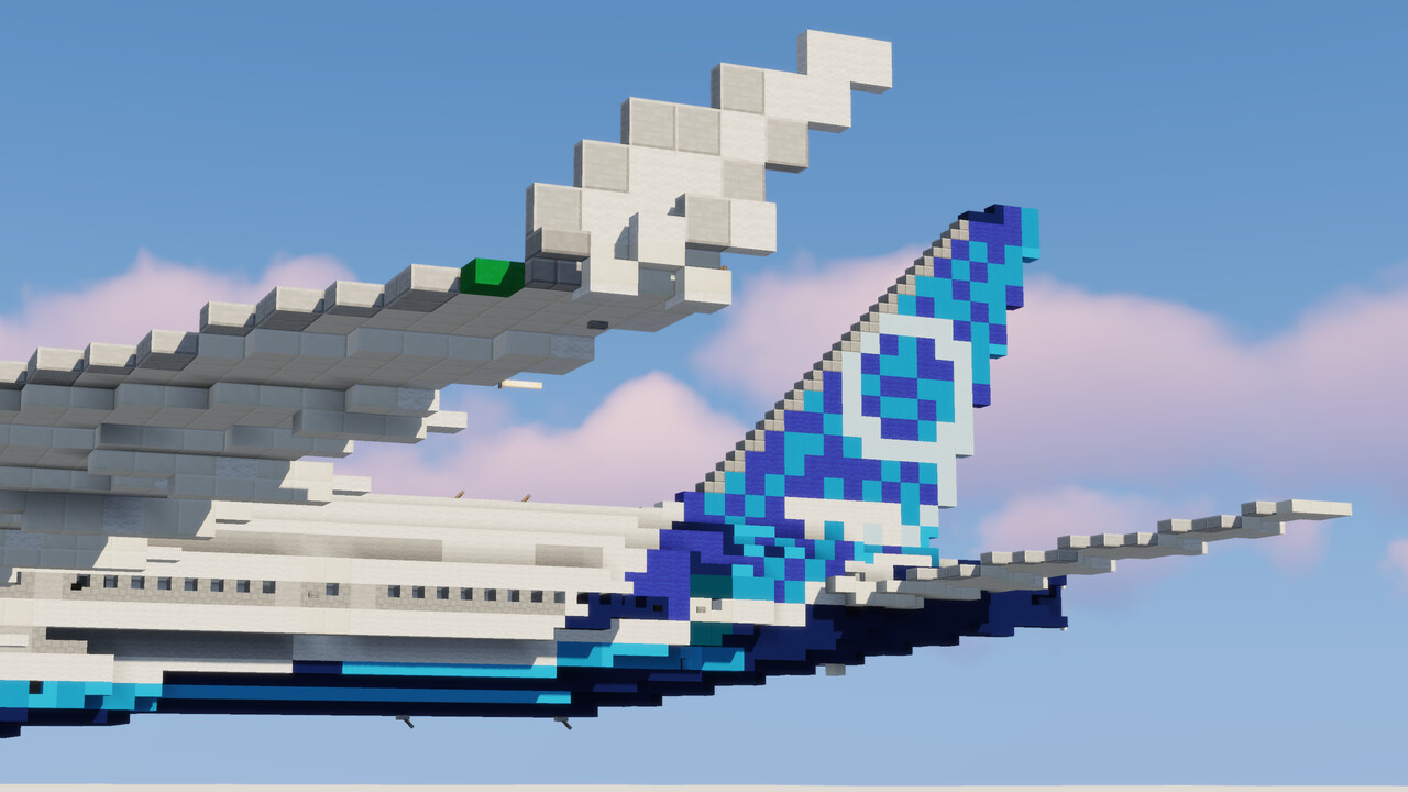 Boeing 777-9 Minecraft Map