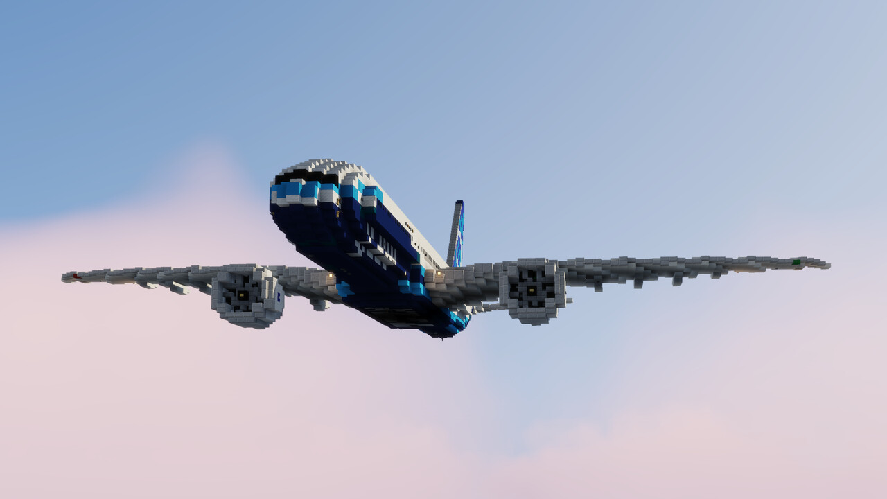 Boeing 777-9 Minecraft Map