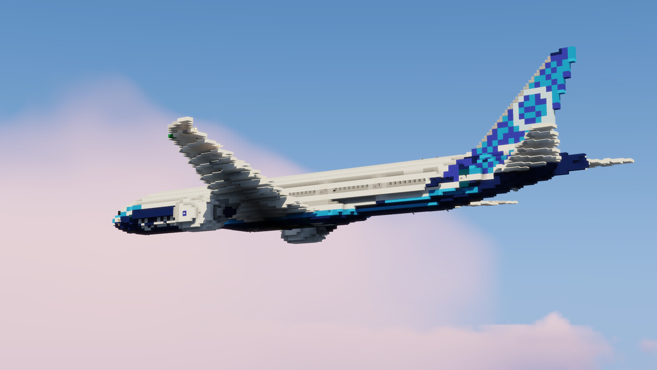 Boeing 777-9 Minecraft Map