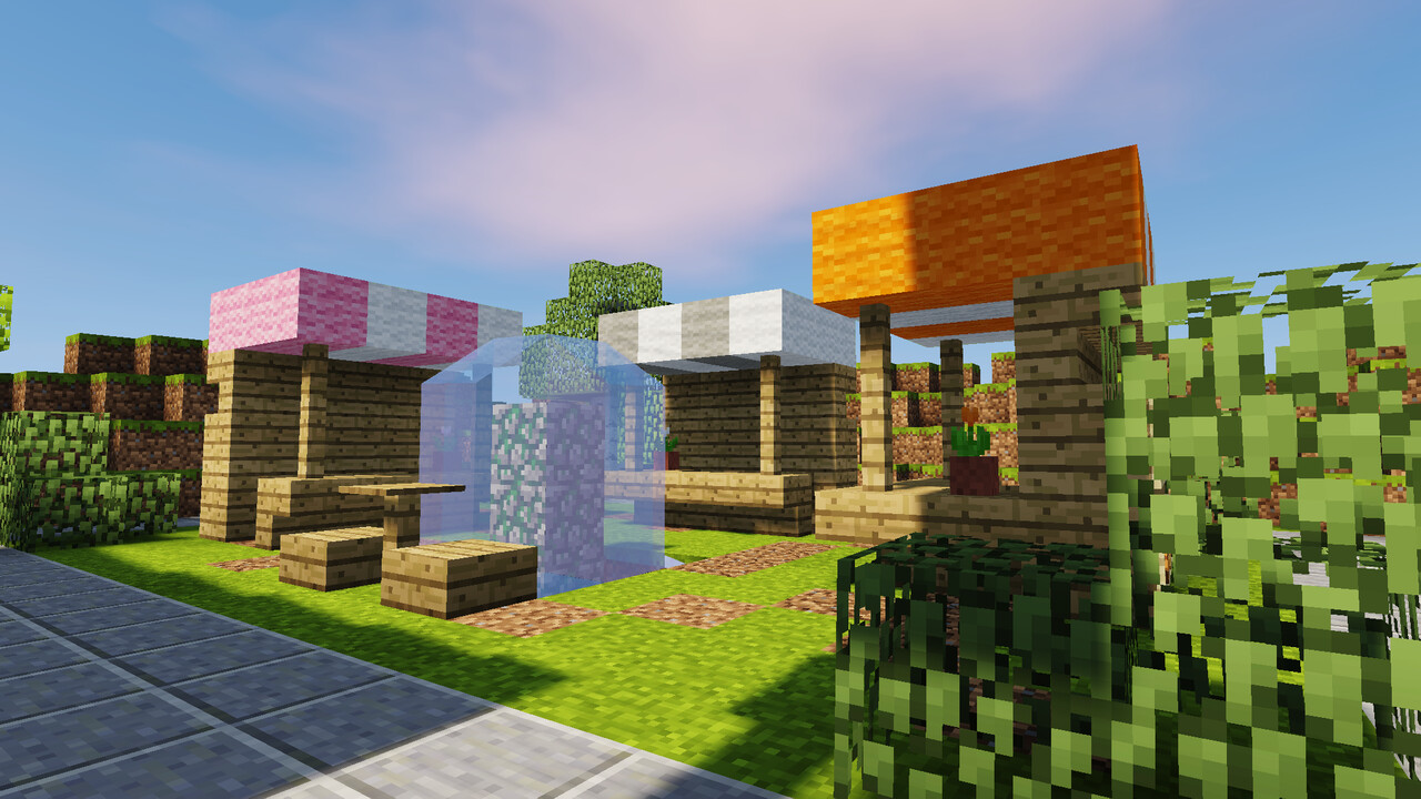 Pastel Neighborhood Street Minecraft Map