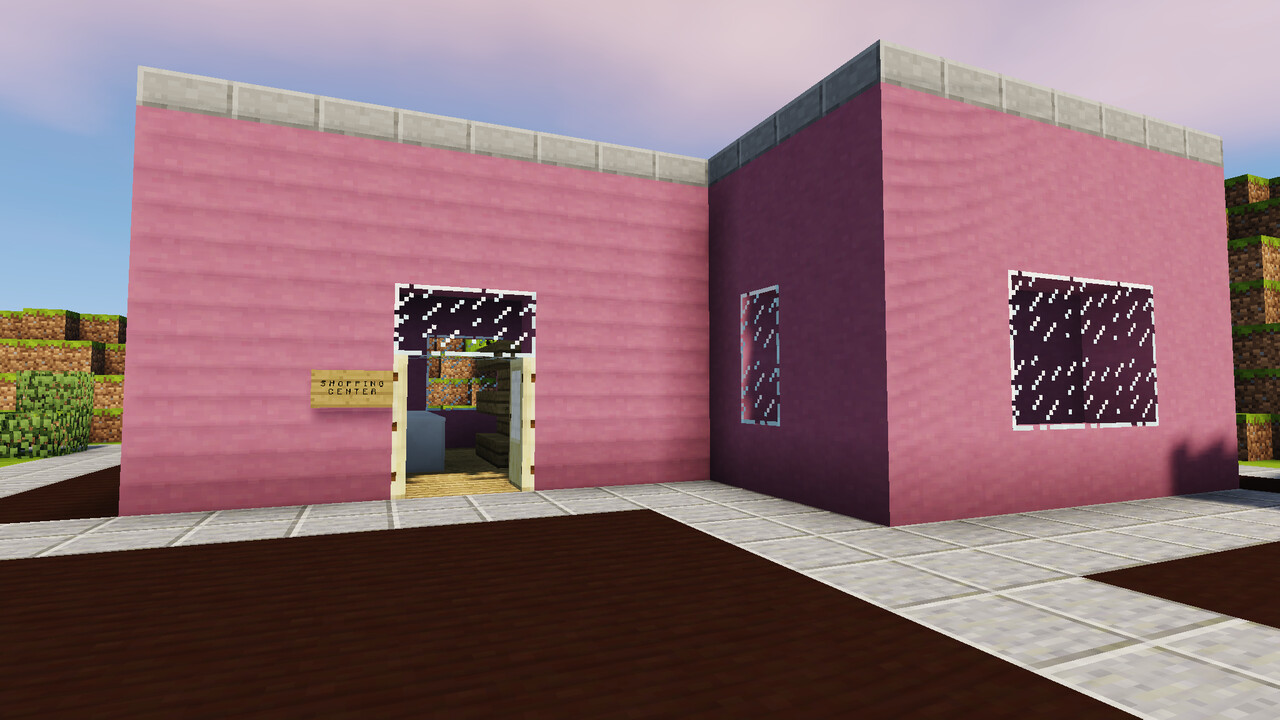 Pastel Neighborhood Street Minecraft Map