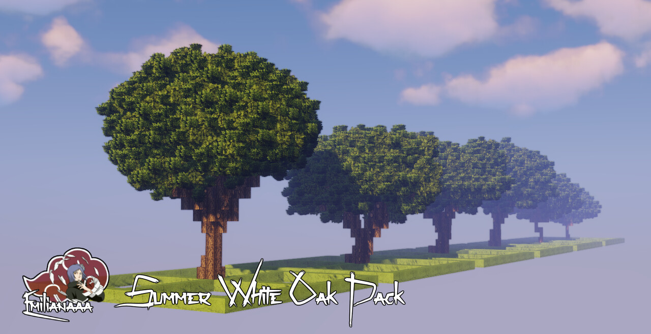 White Oak Tree Pack - Summer Version Minecraft Map