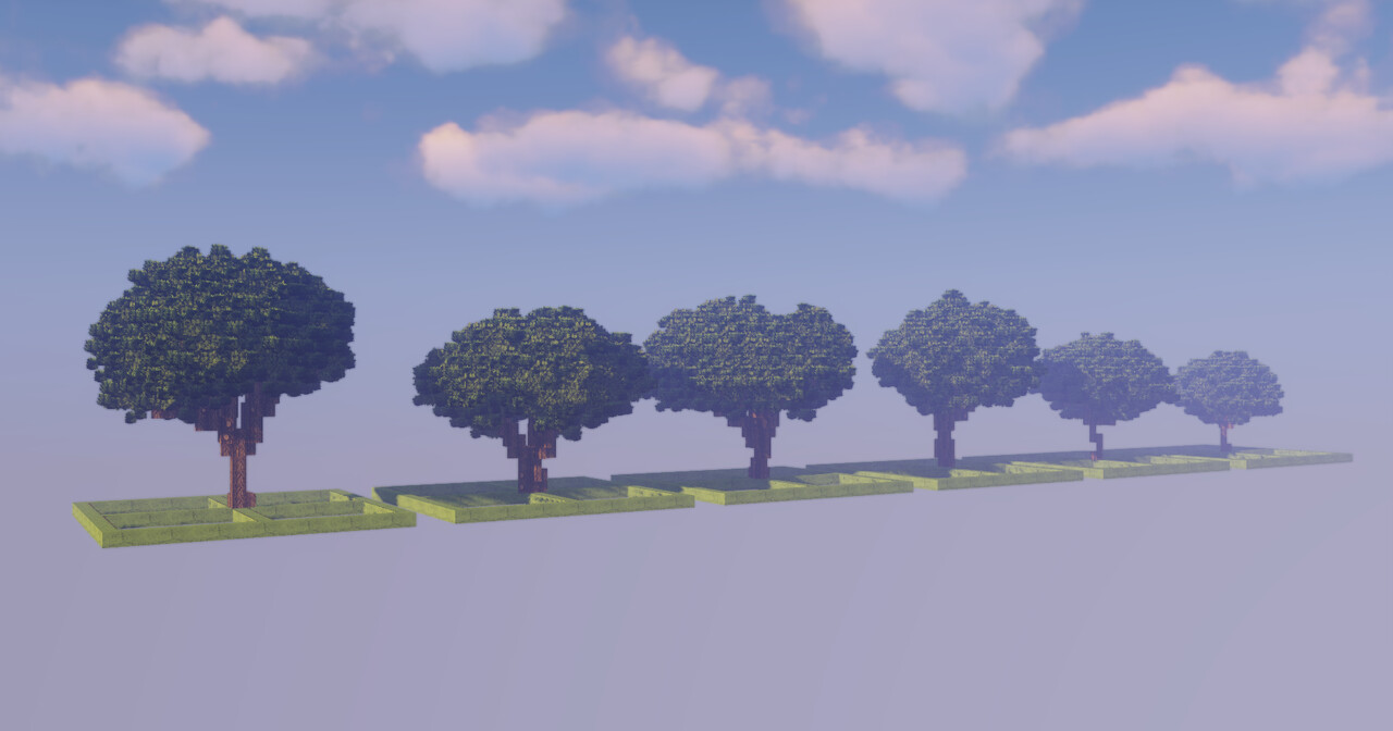 White Oak Tree Pack - Summer Version Minecraft Map