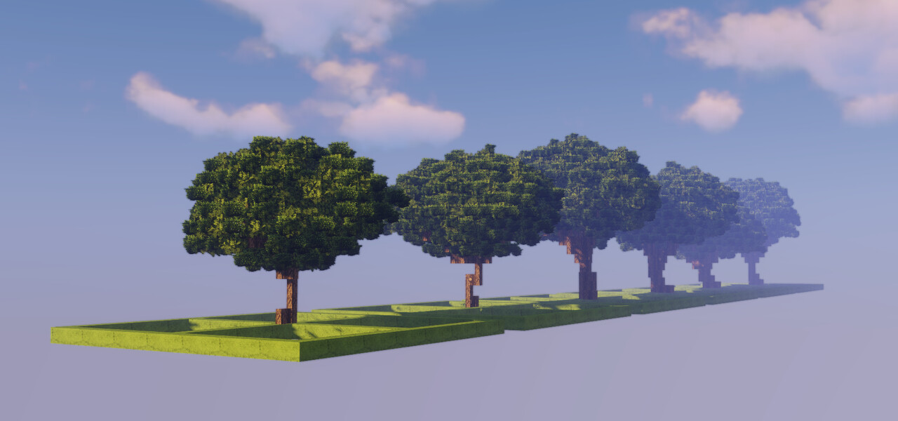 White Oak Tree Pack - Summer Version Minecraft Map