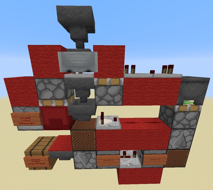 small intelligent shulker loader Minecraft Map