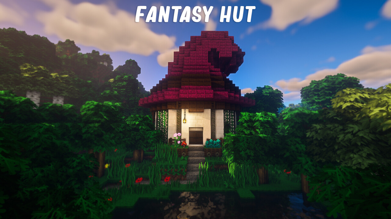 My Fantasy Hut - Tutorial In comments Minecraft Map