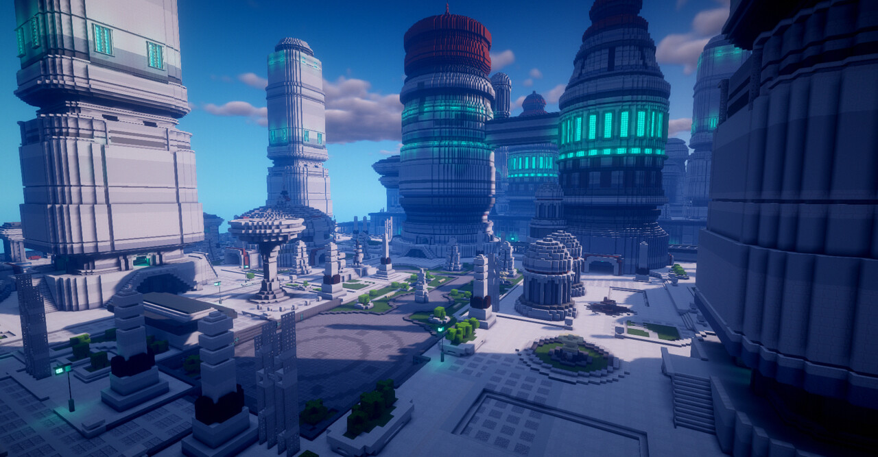 Bespin Cloud City StarWars Minecraft Map