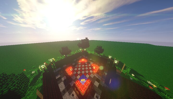 small 1v1 arena Minecraft Map