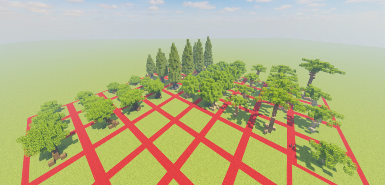 Mediterranean Tree Pack - [] 44 TREES [] Minecraft Map