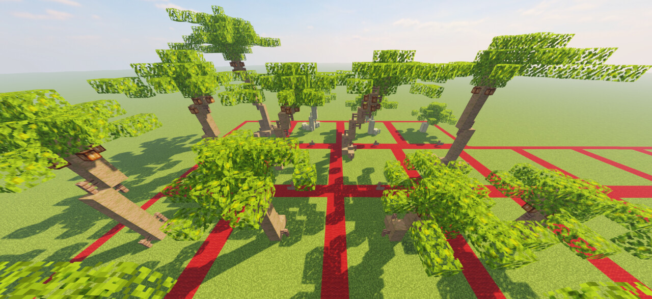 Mediterranean Tree Pack - [] 44 TREES [] Minecraft Map
