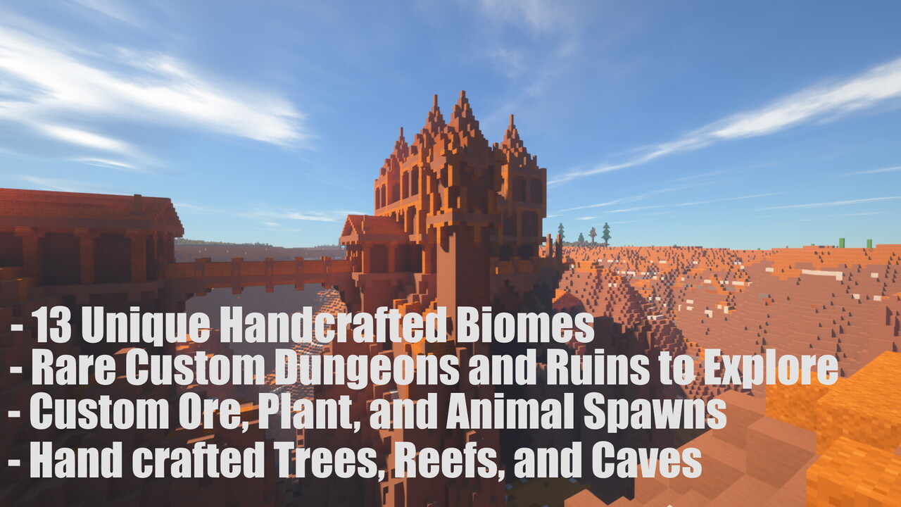 Land O' Land Custom Terrain Minecraft Map