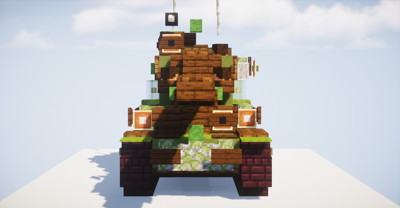 Strv 74 (2:1 Scale) Minecraft Map