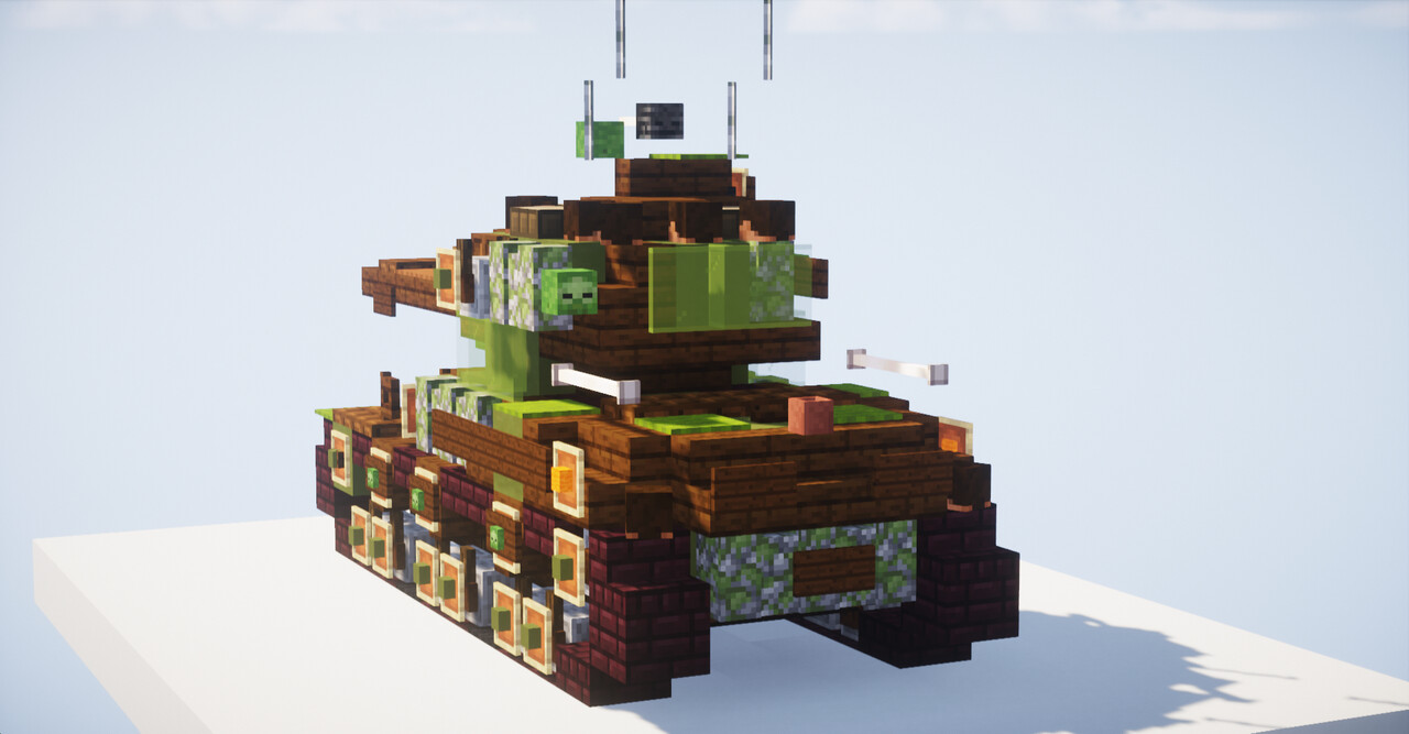 Strv 74 (2:1 Scale) Minecraft Map