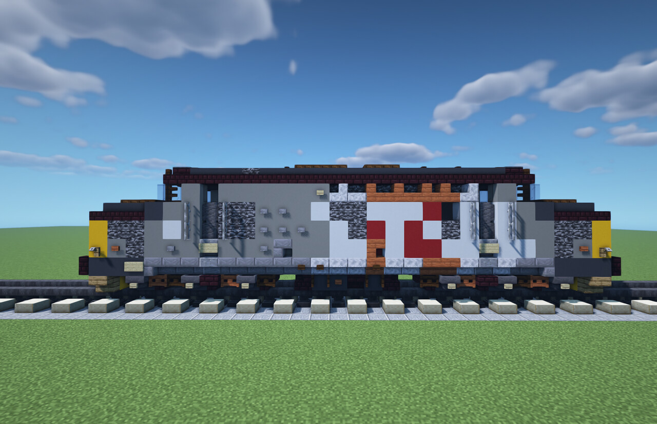 British Rail Class 37 Diesel Locomotive Minecraft Map