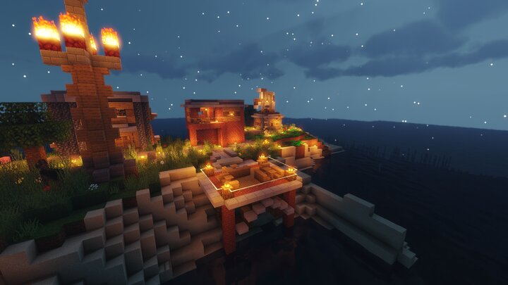 Calm Island Houses Minecraft Map