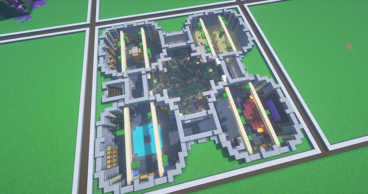 Underground Base 2 Minecraft Map