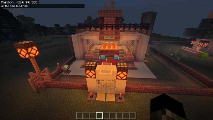 Steve's place with his mini-farm {in development} Minecraft Map