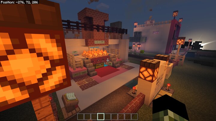 Steve's place with his mini-farm {in development} Minecraft Map