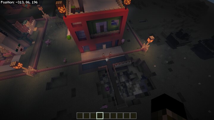 Steve's place with his mini-farm {in development} Minecraft Map