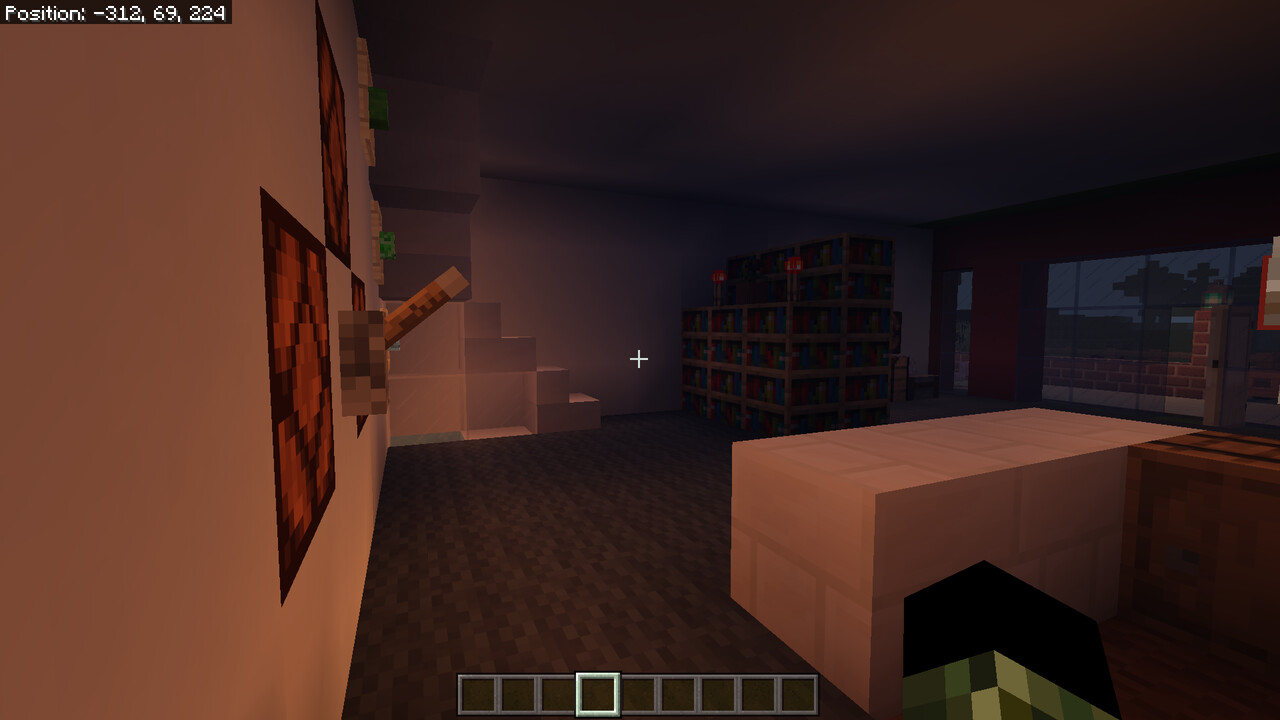 Steve's place with his mini-farm {in development} Minecraft Map