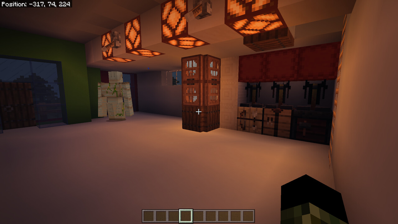 Steve's place with his mini-farm {in development} Minecraft Map