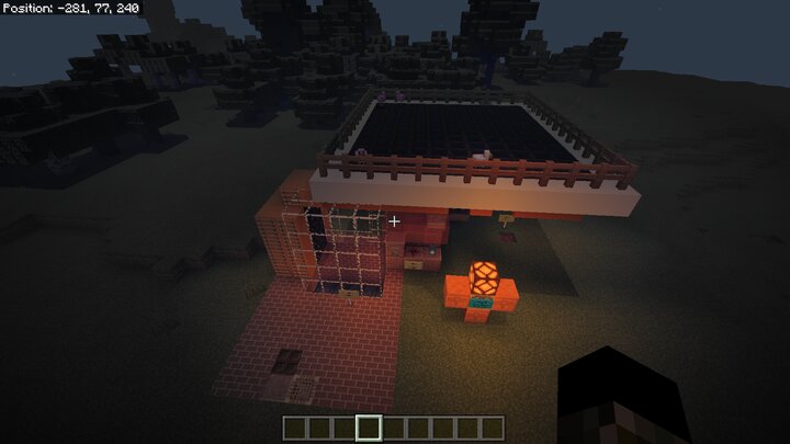 Steve's place with his mini-farm {in development} Minecraft Map