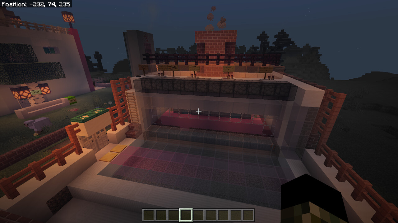 Steve's place with his mini-farm {in development} Minecraft Map