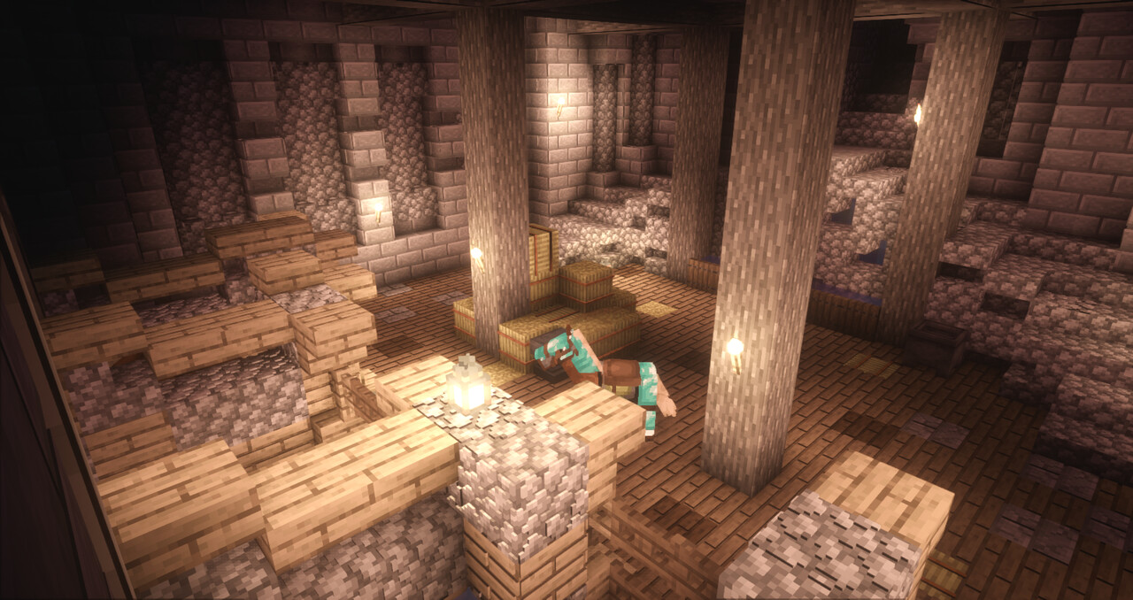 Technoblade Secret Base but even more epic Minecraft Map