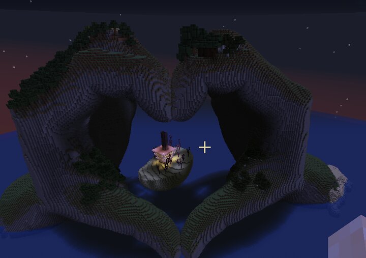 Hand Landscape (Handscape?) Minecraft Map