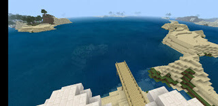 SEA SHORE HOUSE MINECRAFT MODERN HOUSE | REFLANO Minecraft Map