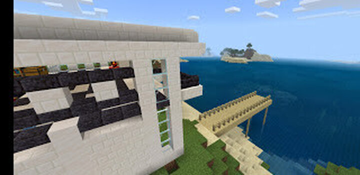 SEA SHORE HOUSE MINECRAFT MODERN HOUSE | REFLANO Minecraft Map